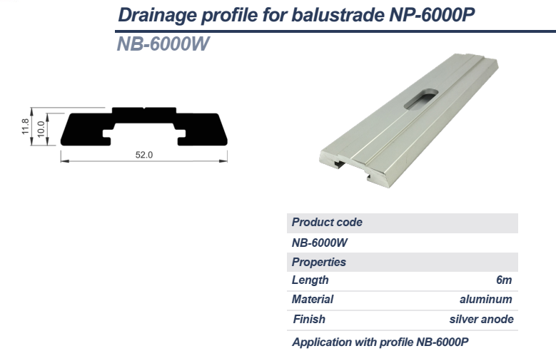 NB-6000P_Top mounting profile